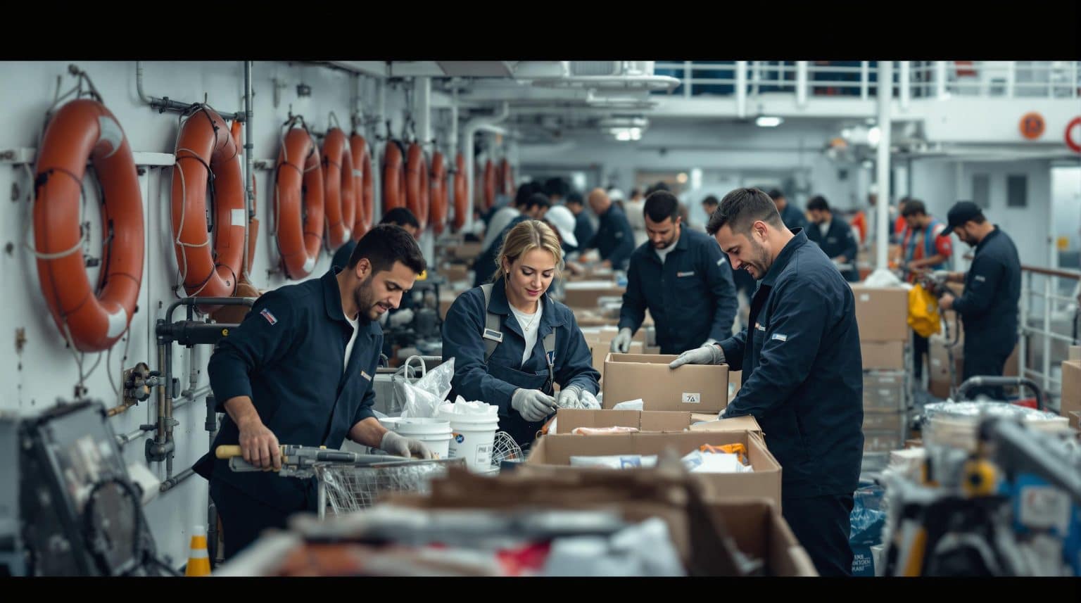 Les travailleurs des bateaux de croisière : soumis à des semaines de ...